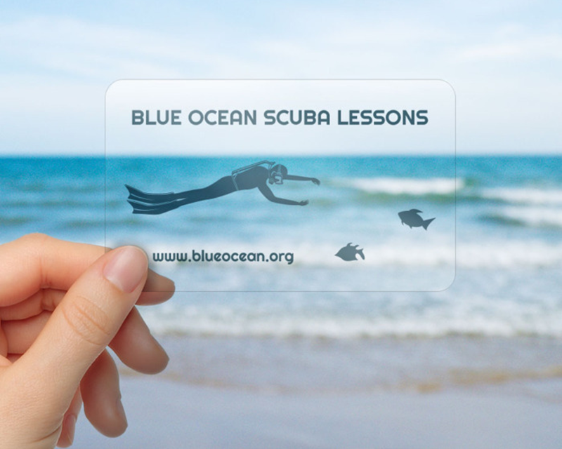 Waterproof Clear Business Cards | Aquaproof Paper